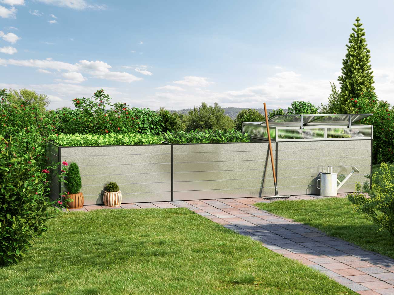 Großes Hochbeet kaufen - XXL Hochbeet | GFP Kingsize Line